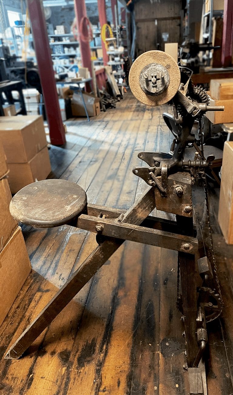 Treadle and Pedal Powered Grinders – American Precision Museum