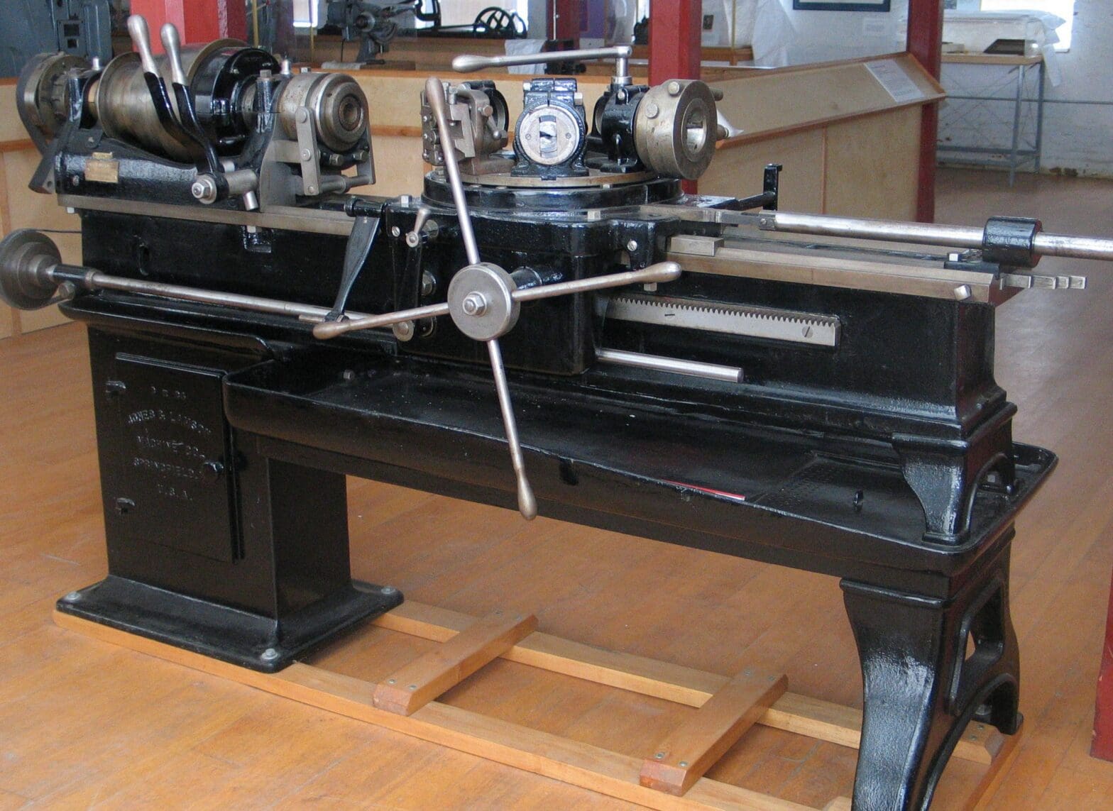 Machine of the Month: First Model Jones & Lamson Flat Turret Lathe ...